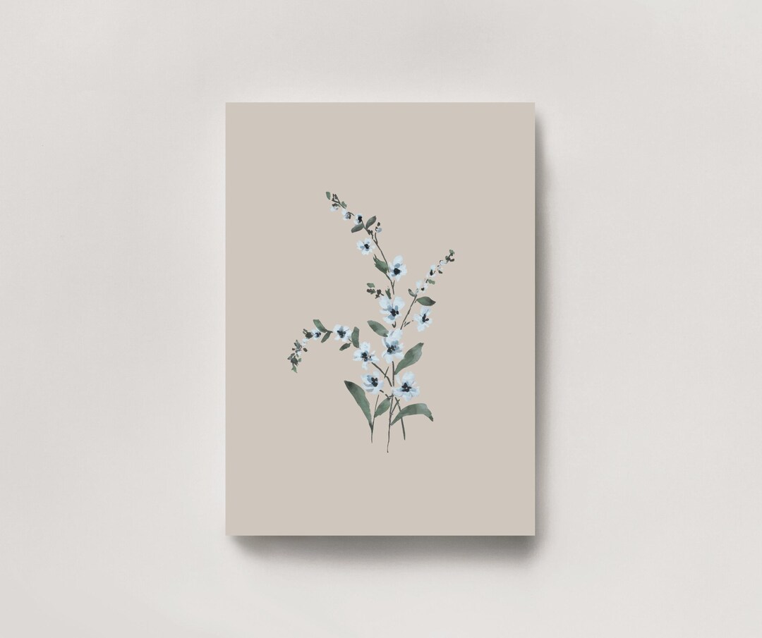 Larkspur Fine Art Print - Etsy