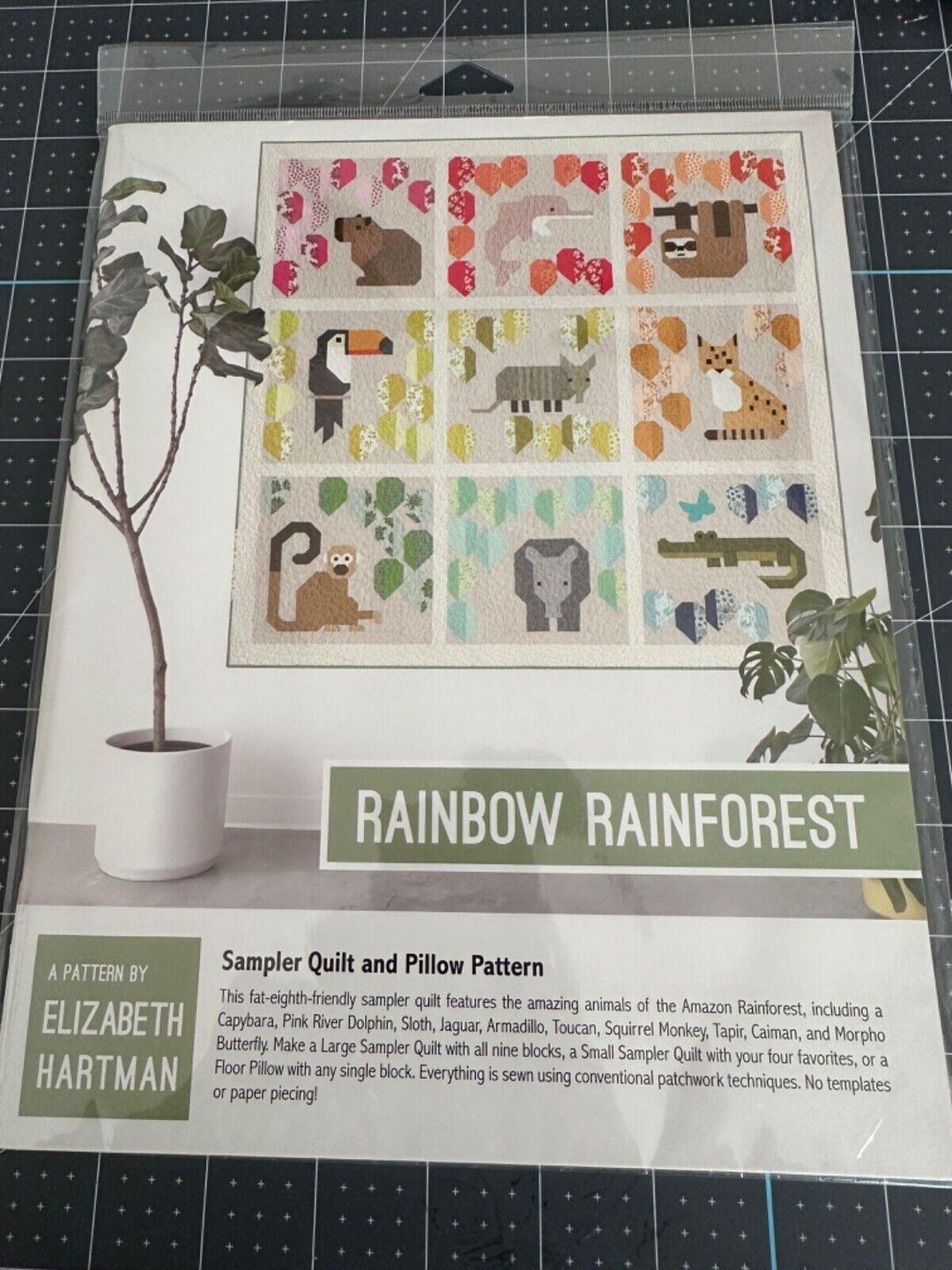 Rainbow Rainforest Quilt Pattern by Elizabeth Hartman - Etsy