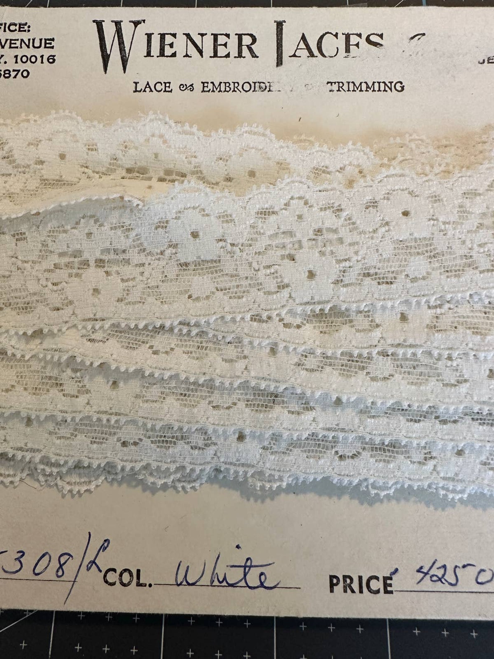 Vintage Wiener off White Soft Floral Stretch Lace 5 Yards - Etsy