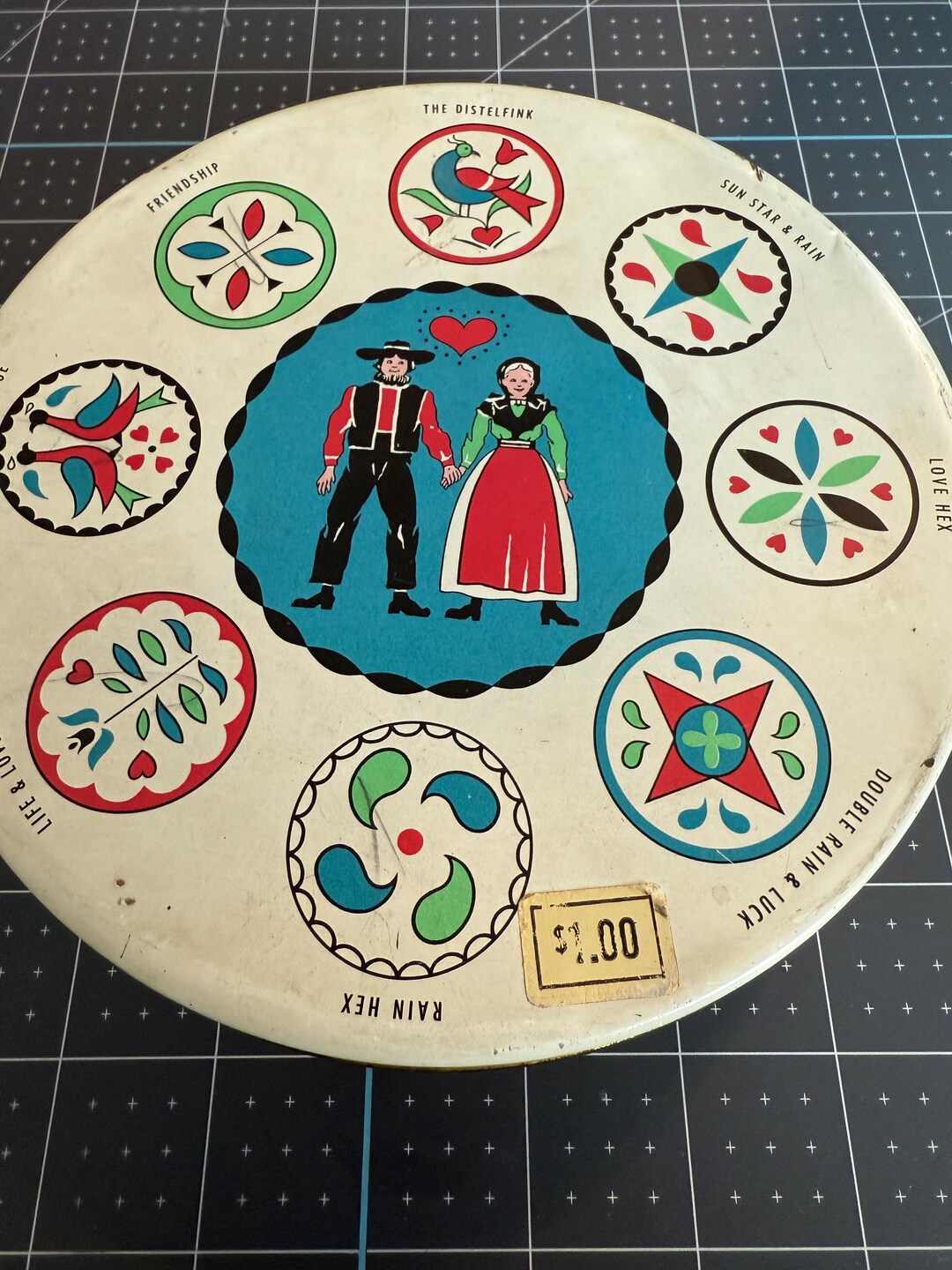 Vintage Amish Barn Sign Tin Box Katharine Beecher Mints Empty - Etsy