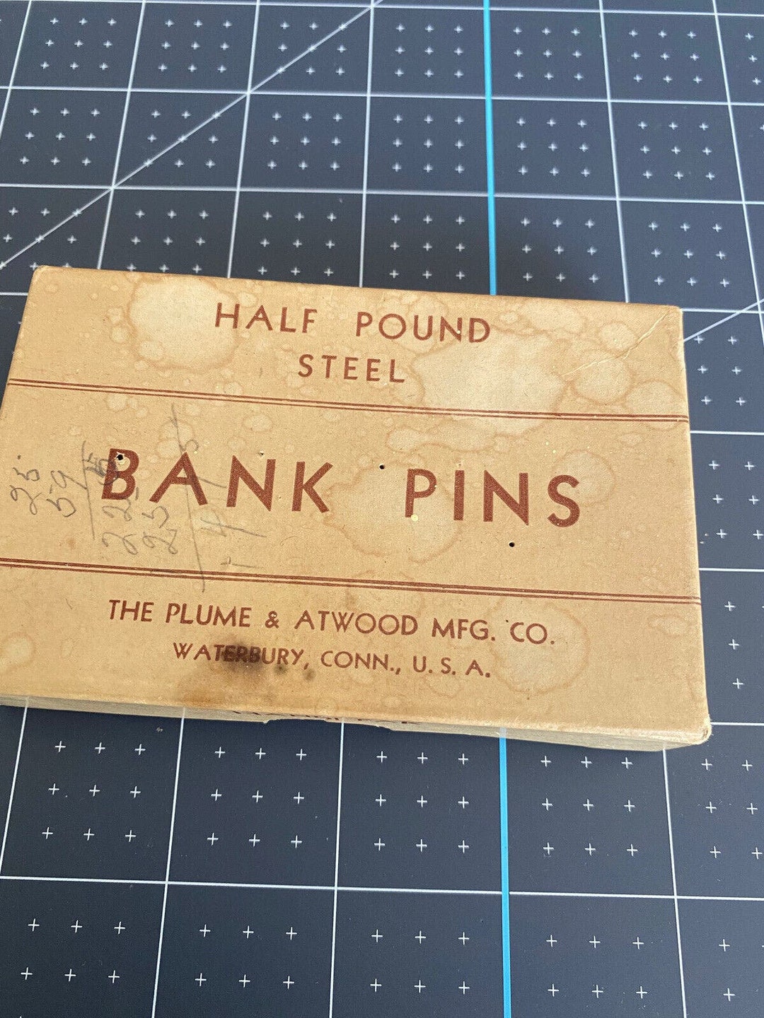 Vintage Plume & Atwood Bank Pins Dressmaker Steel Pins No. 17 - Etsy