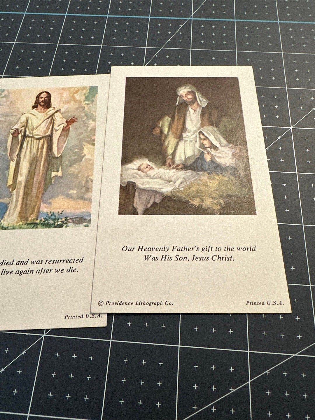 Vintage Biblical Providence Litho Cards - Etsy