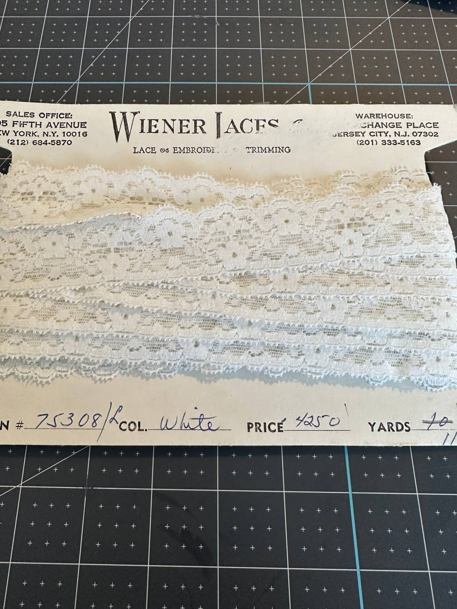 Vintage Wiener off White Soft Floral Stretch Lace 5 Yards - Etsy