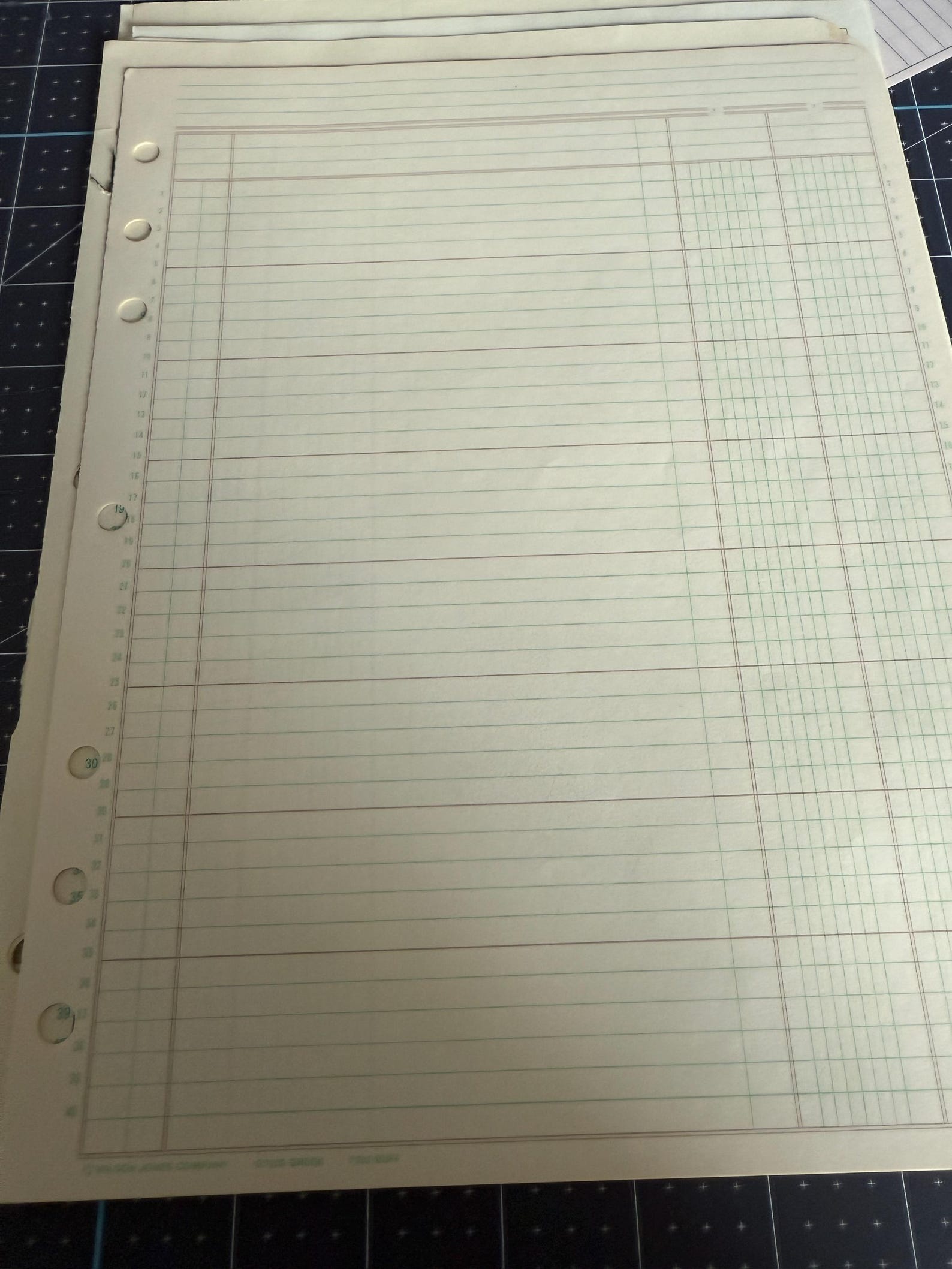 Mixed Ledger Pages for Crafts, Junk Journals, Collages - Etsy