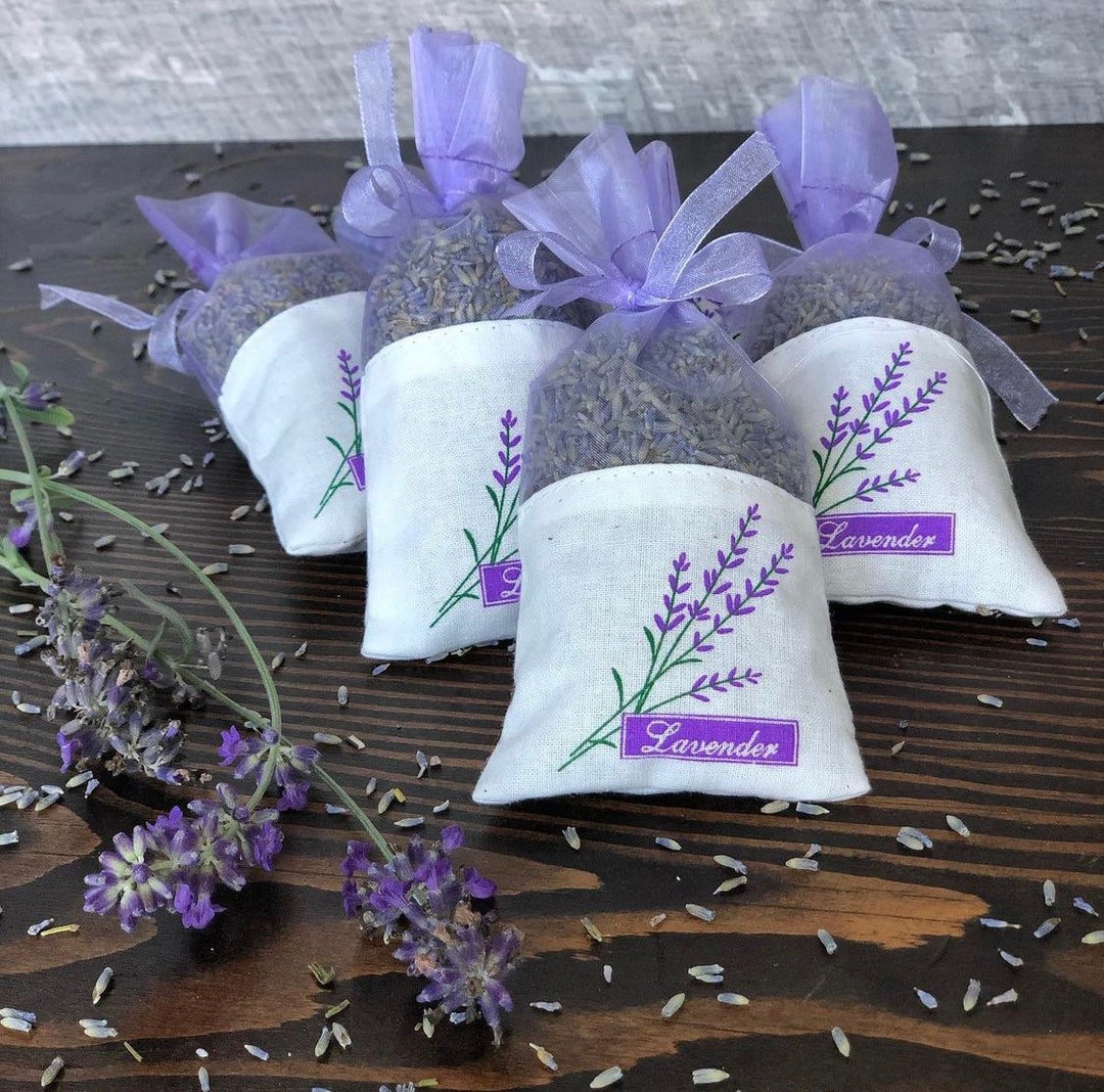 Dried Lavender Sachet Bags Draw String Bags Bulk Options - Etsy