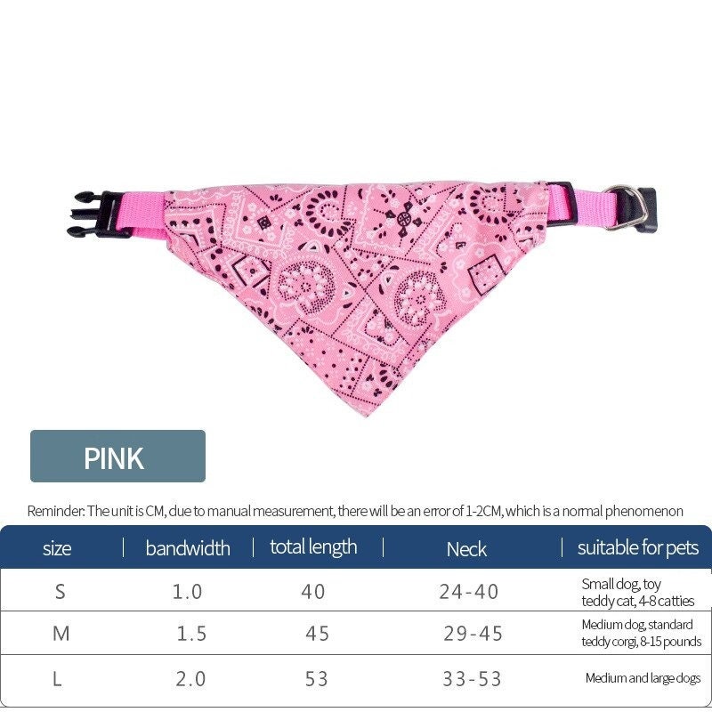 Pet Dog Neck Scarf Puppy Cat Dog Collar Bandana Collar Accessories ...