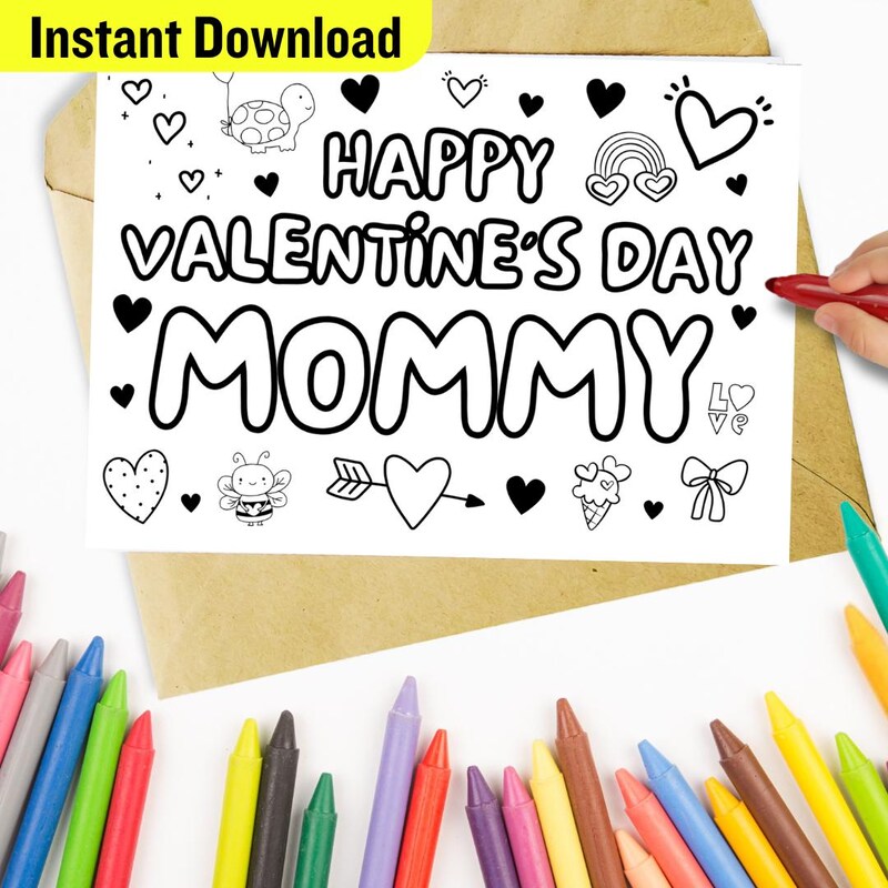 Mommy Valentine Cards - Etsy