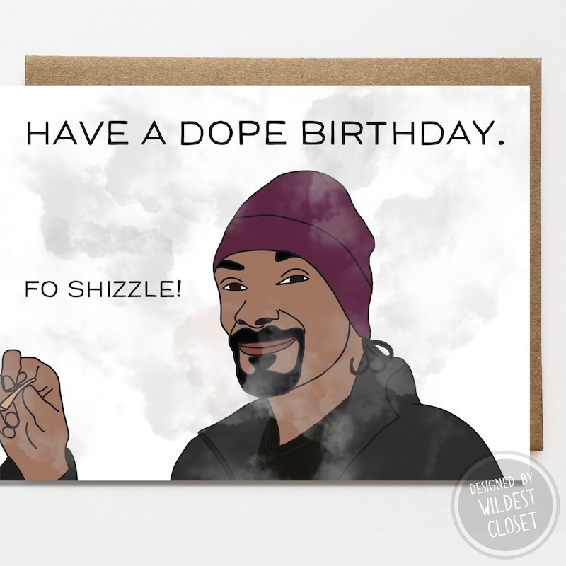 Weed Birthday Card - Etsy