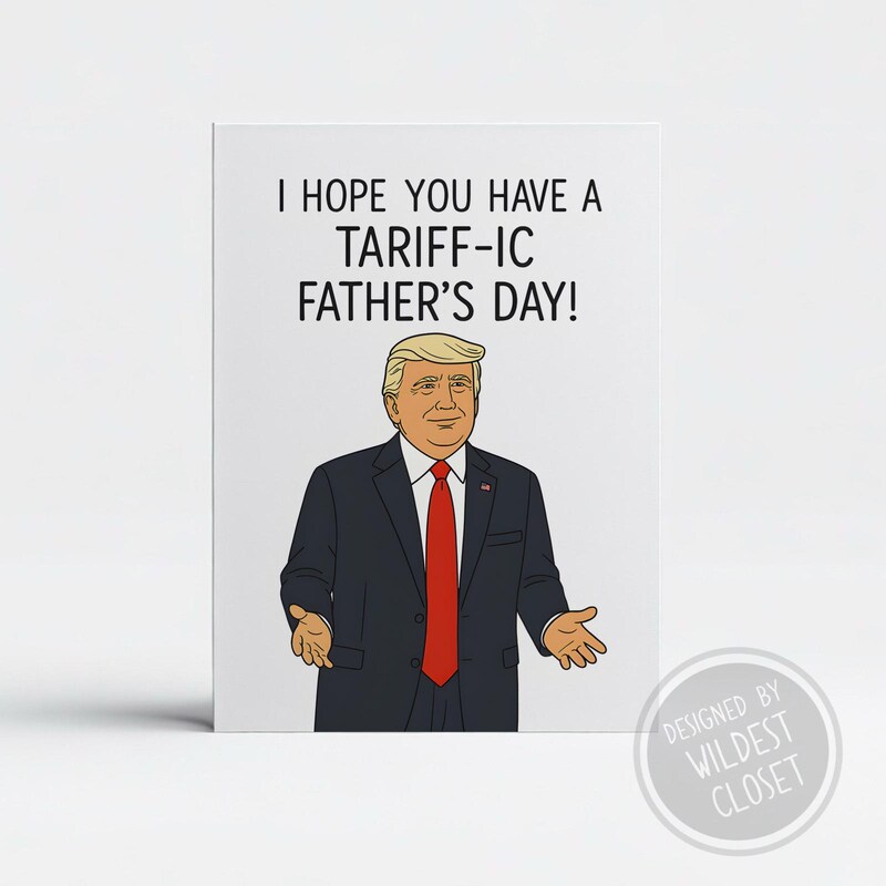 Donald Trump Dad Card - Etsy