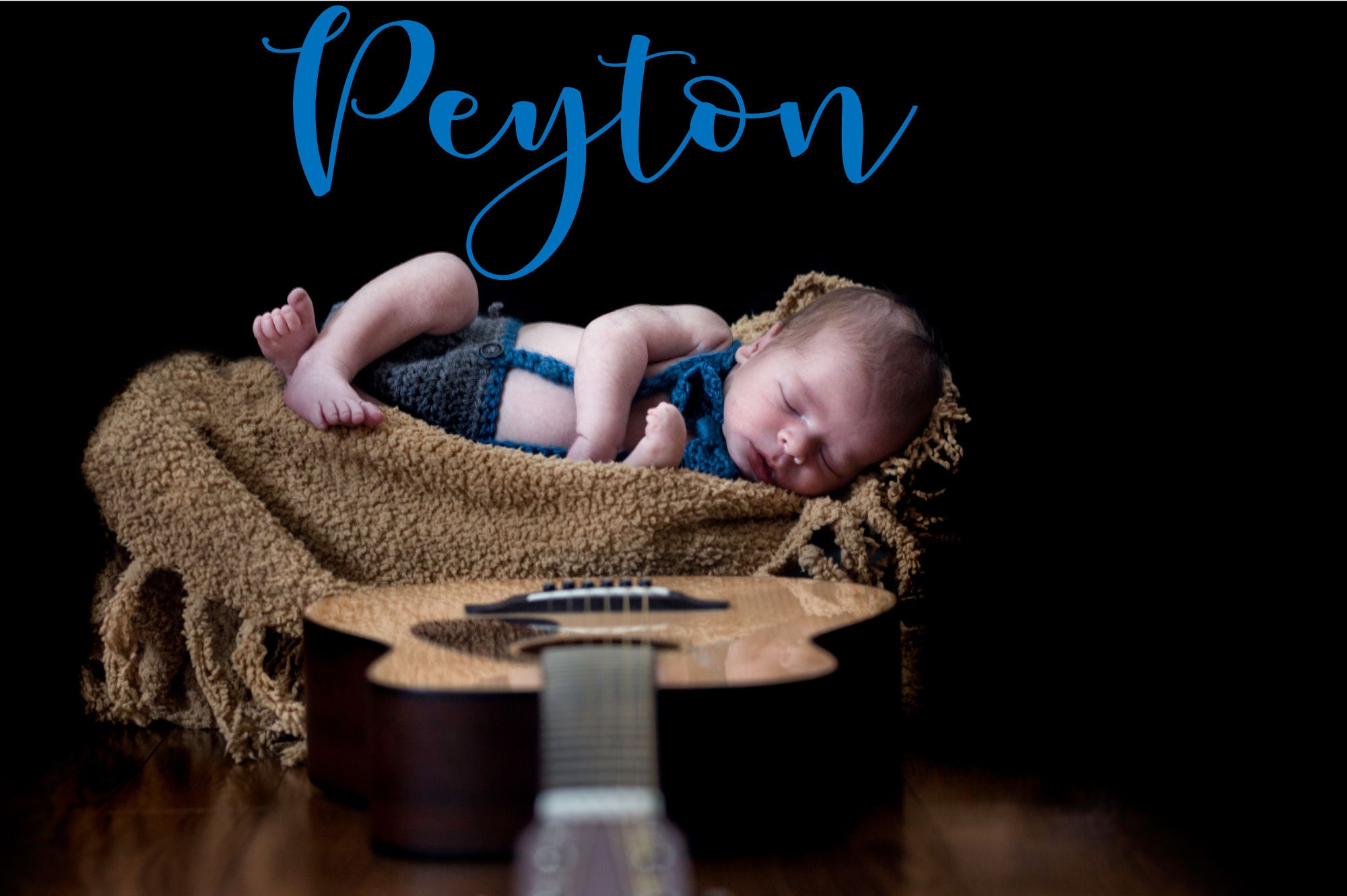 PEYTON Script Font Wooden Name Sign Boy Girl Nursery Name Sign | Etsy