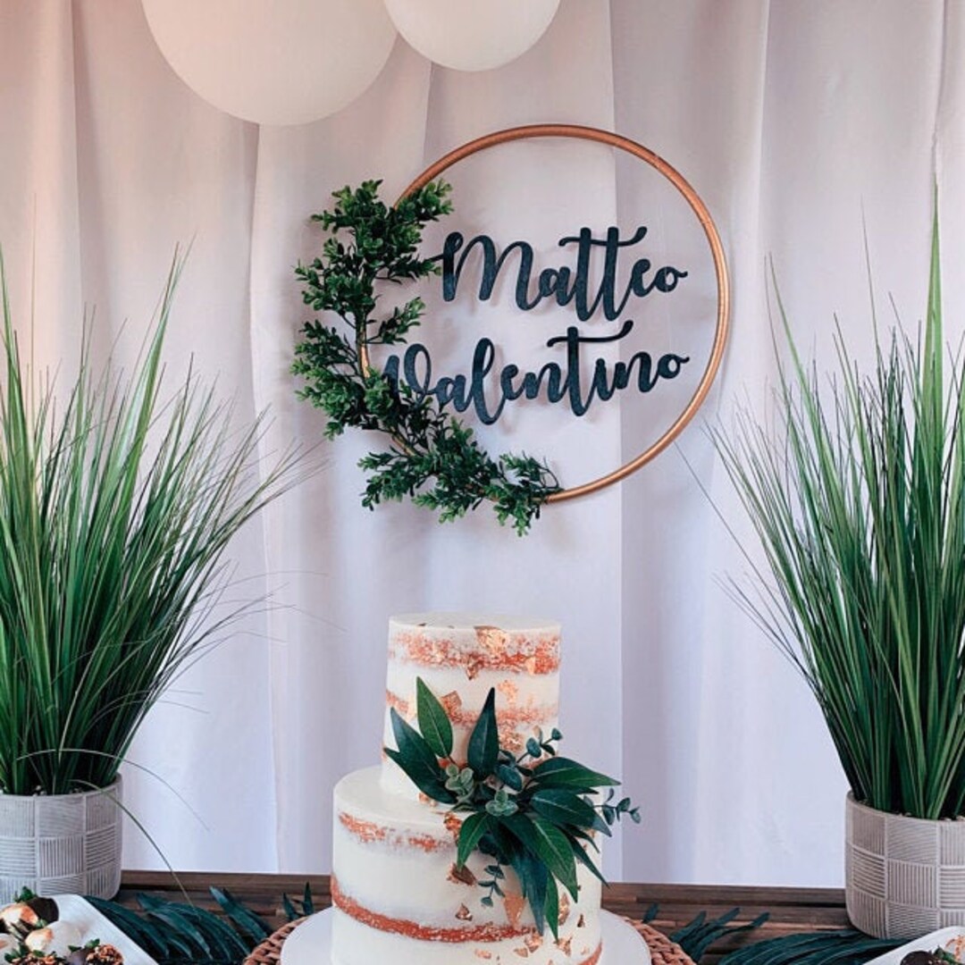 ANTHONY Script Font Wooden Name Sign Boy Girl Nursery Name - Etsy