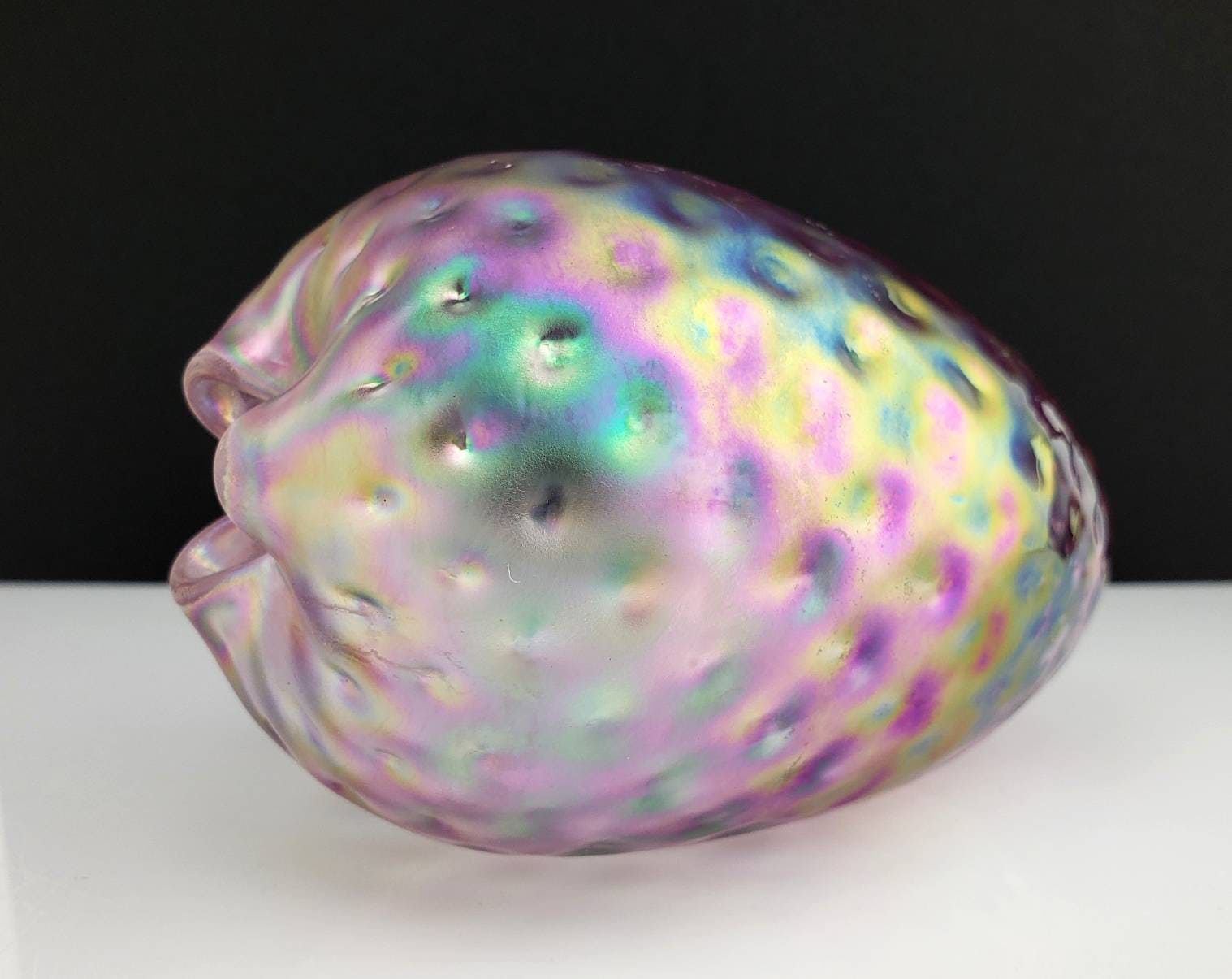 Gary Levi Intaglio Levay Glass Studio of Illinois Pink | Etsy