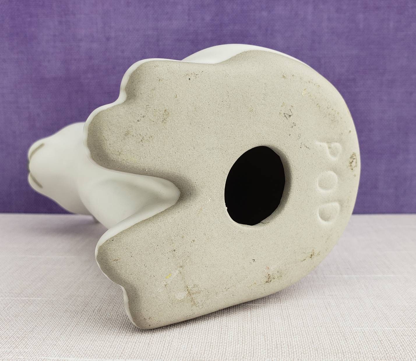 POD of Edgecomb Maine Pair of Studio Art Pottery White Cat | Etsy