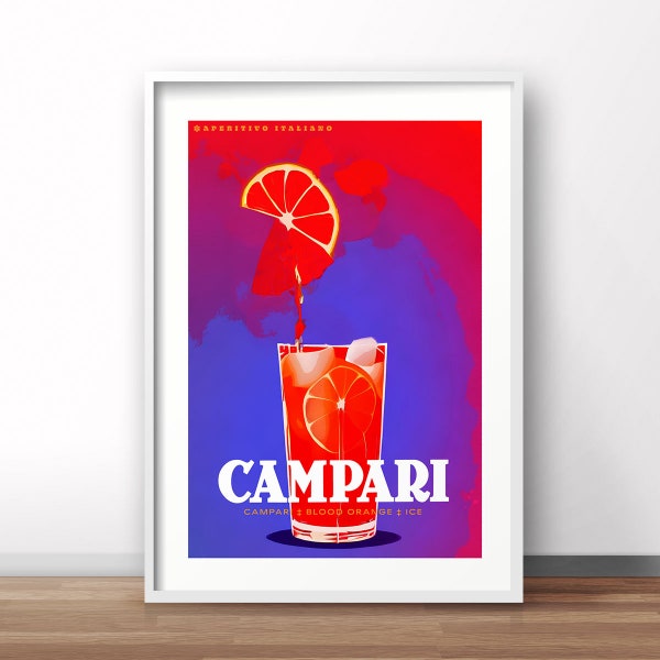 Campari Print - Etsy