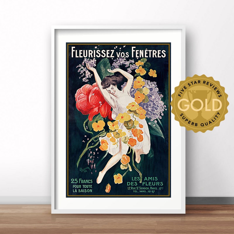 Vintage Style Print - Etsy