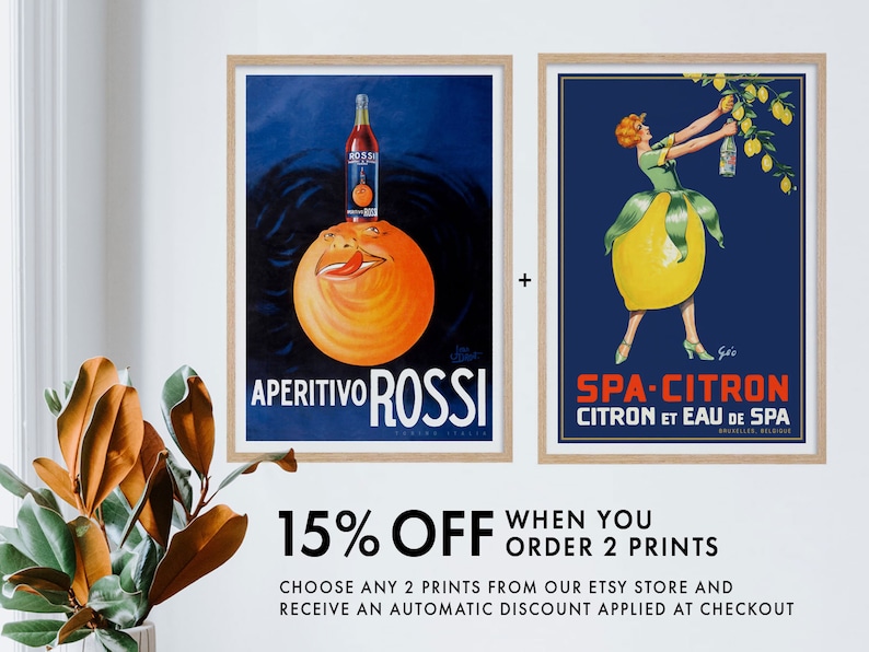 Aperol Spritz Italy Advertising Poster Italy Retro Print - Etsy