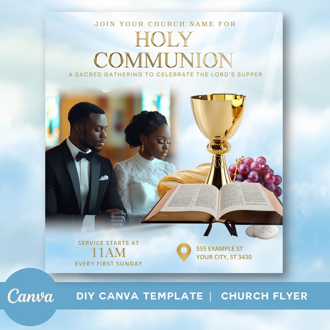 DIY Holy Communion Flyer - Etsy