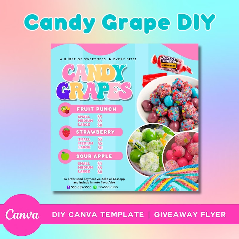 Candy Fruit Stickers - Etsy
