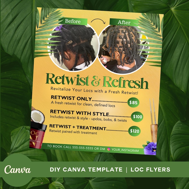 DIY Loc Flyer - Etsy