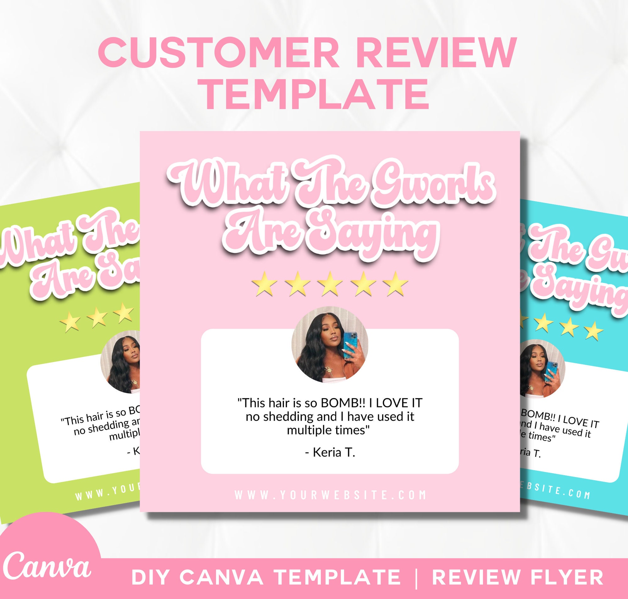 DIY Customer Review Flyer - Etsy