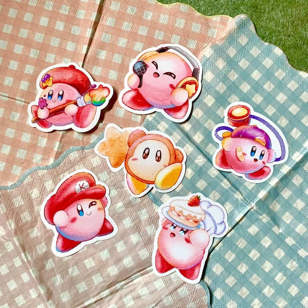 Kirby Sticker - Etsy