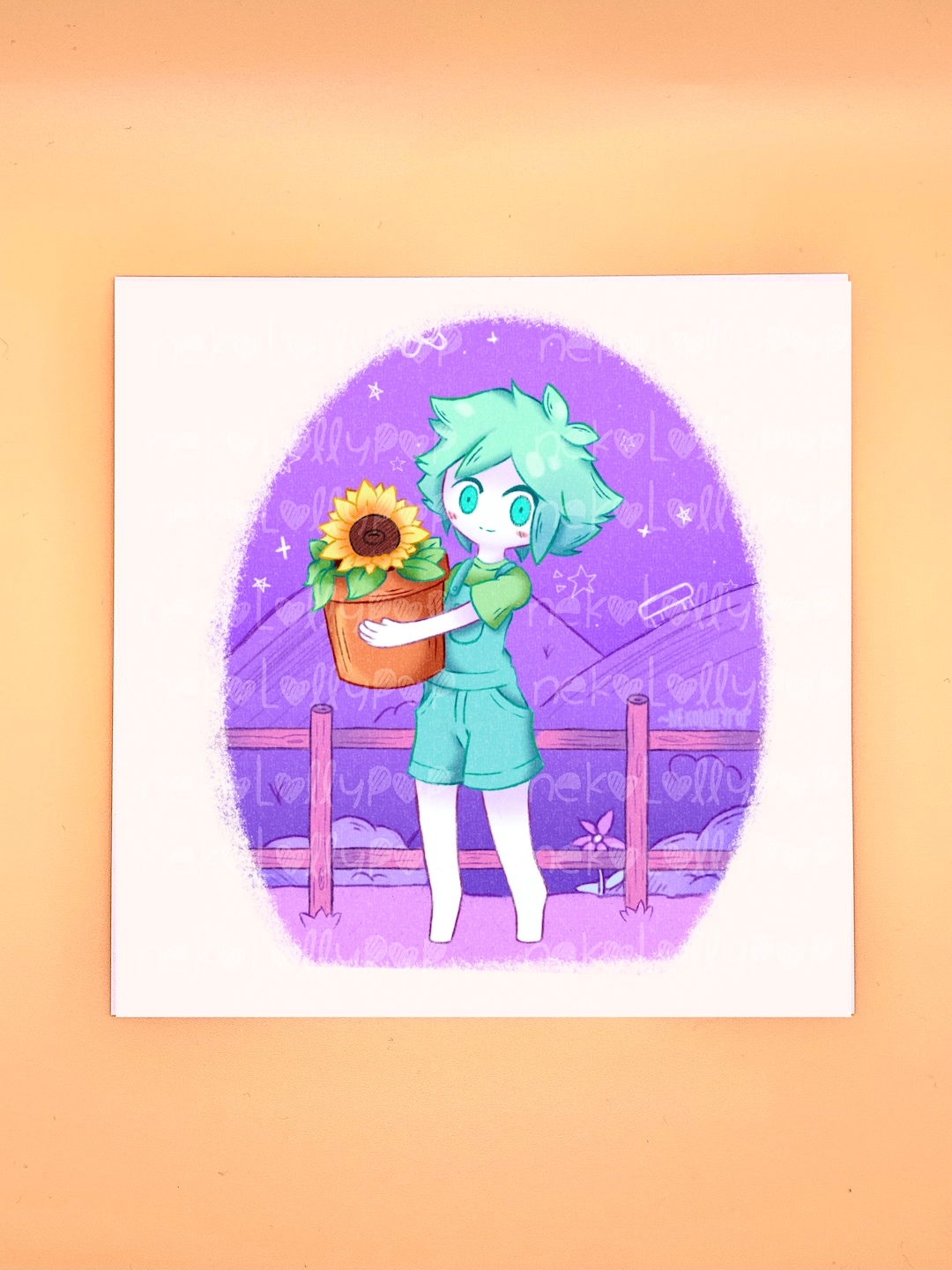 Omori || Square Art Print || Basil || Omocat || Headspace || Chibi Art ...