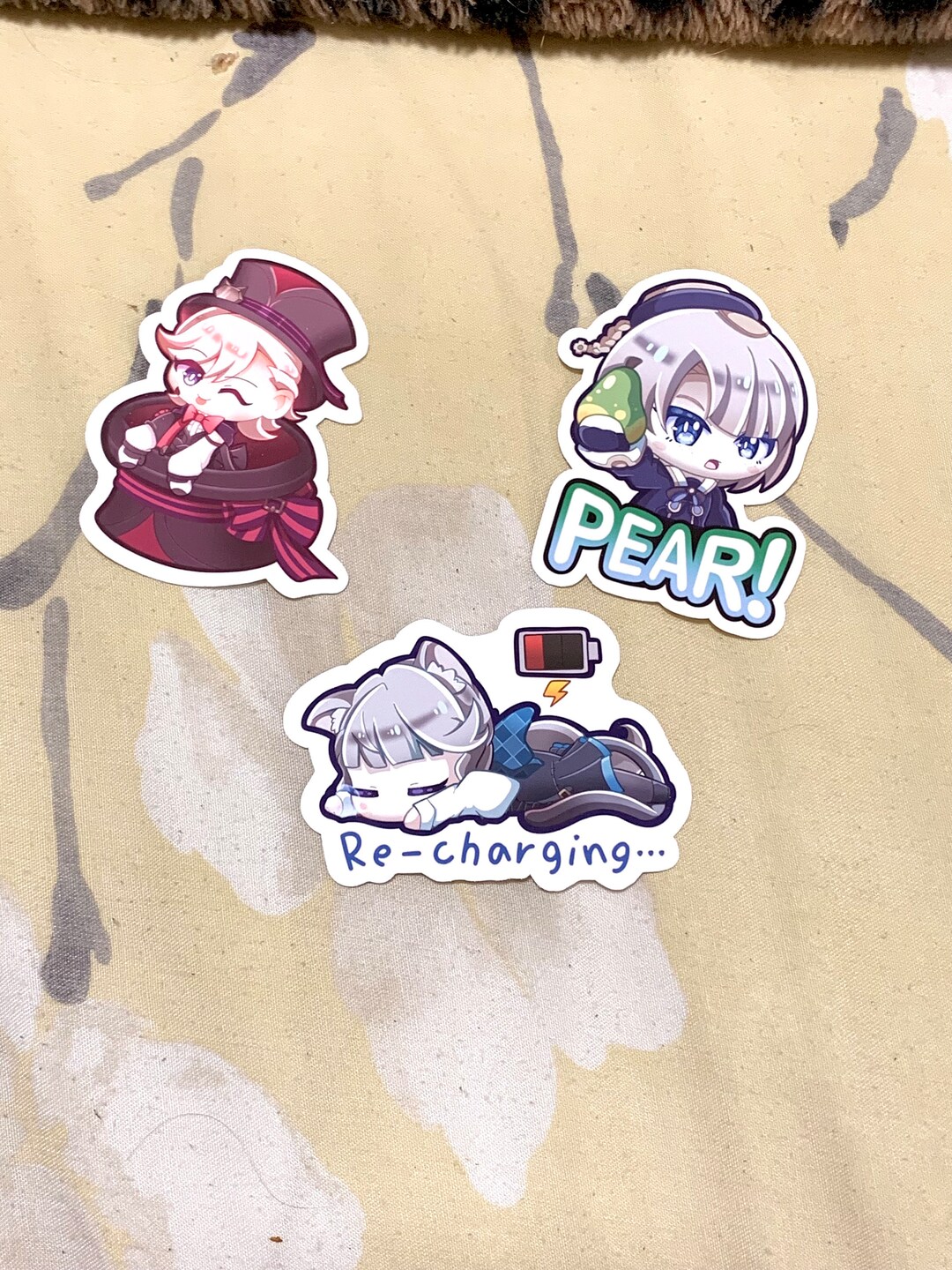 Genshin Impact || Character Stickers || Fontaine Siblings || Lyney ...