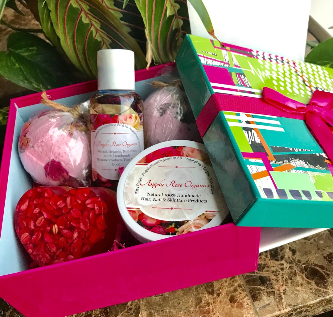 Pamper Her Gift Box Set Handmade Skincare Gift Box for - Etsy