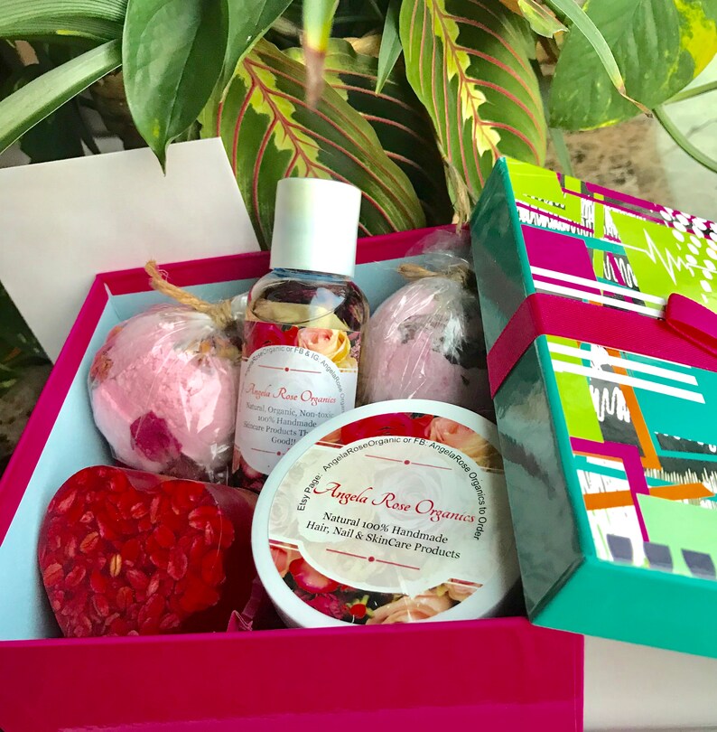 Pamper Her Gift Box Set Handmade Skincare Gift Box for - Etsy