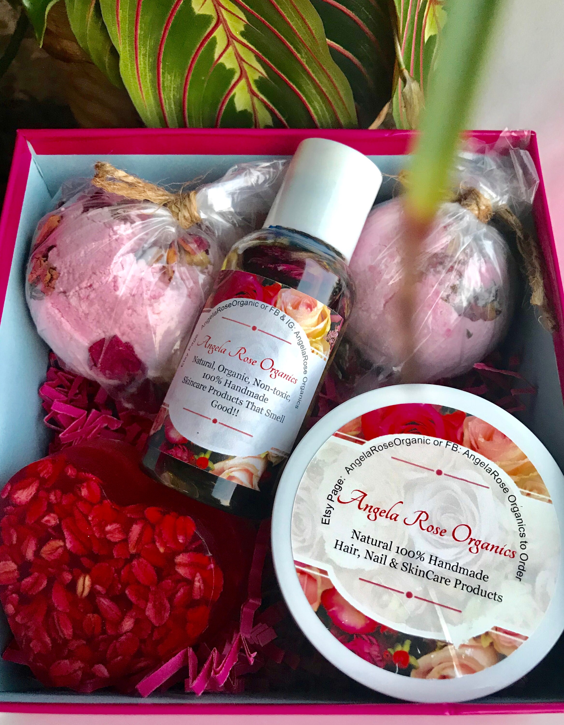 Pamper Her Gift Box Set Handmade Skincare Gift Box for - Etsy