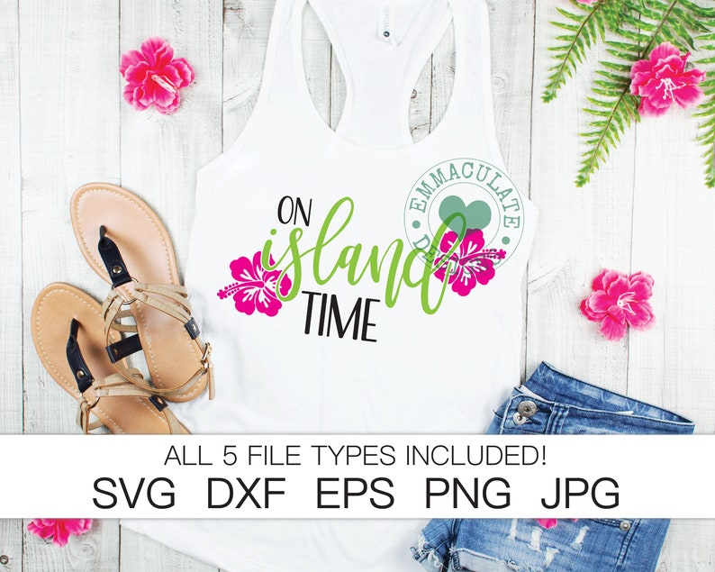On Island Time SVG Summer Svg Summer Fun Beach Svg | Etsy