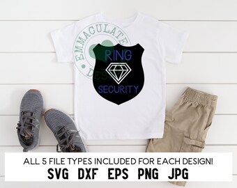 Ring Security Badge Svg - Etsy