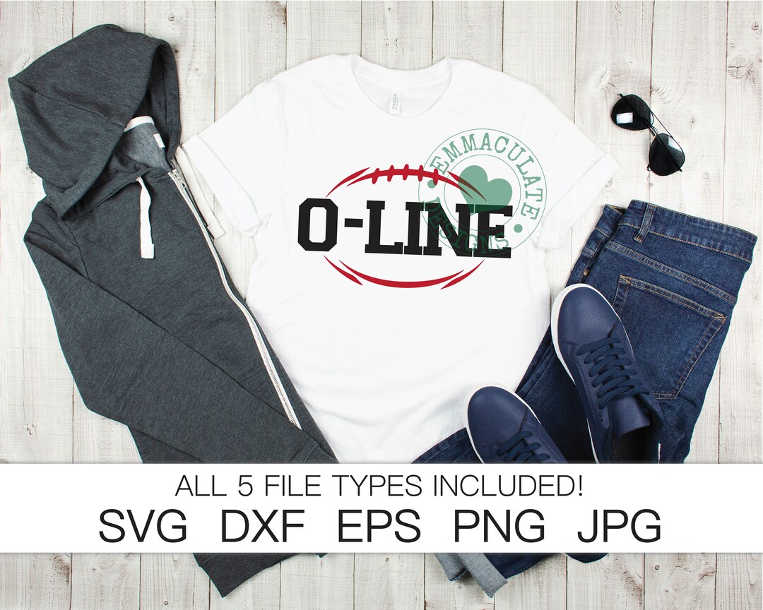 O-line Football SVG: Offense Cut File (commercial Use) - Etsy UK