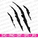 Dino Claw SVG Bundle, Scratch Marks Clipart (digital Download) - Etsy UK
