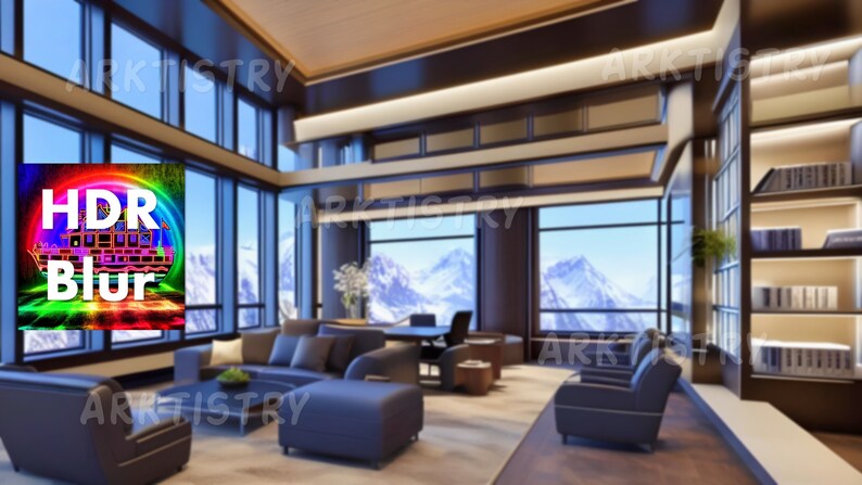 Mountain Loft ZOOM Background 3 Resolutions High Pro - Etsy