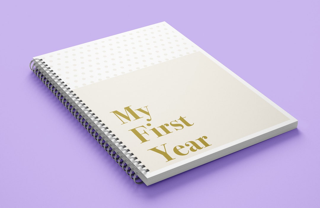 My First Year, Baby Book, Printable Baby Book Pages, Baby Memory Book ...