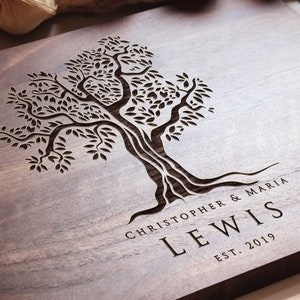 Engraved Tree Cutting Board, Custom, Tree of Life, Cutting Board for ...