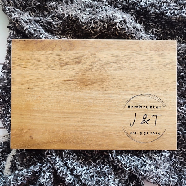 Monogram Cutting Board - Etsy