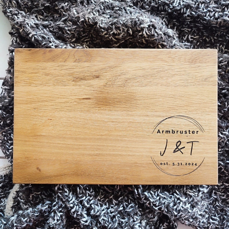 Monogram Cutting Board - Etsy