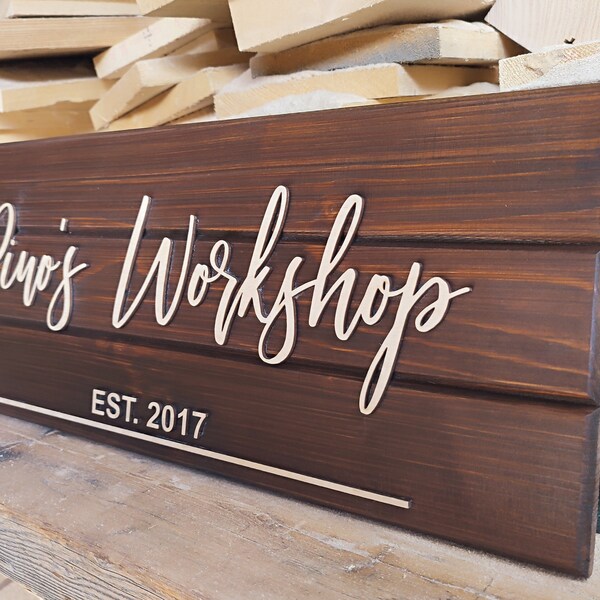 Workshop Sign - Etsy