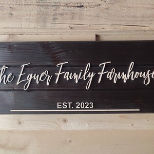 Custom Farm Sign, Family Farmhouse Sign, Farm House Sign Personalized ...
