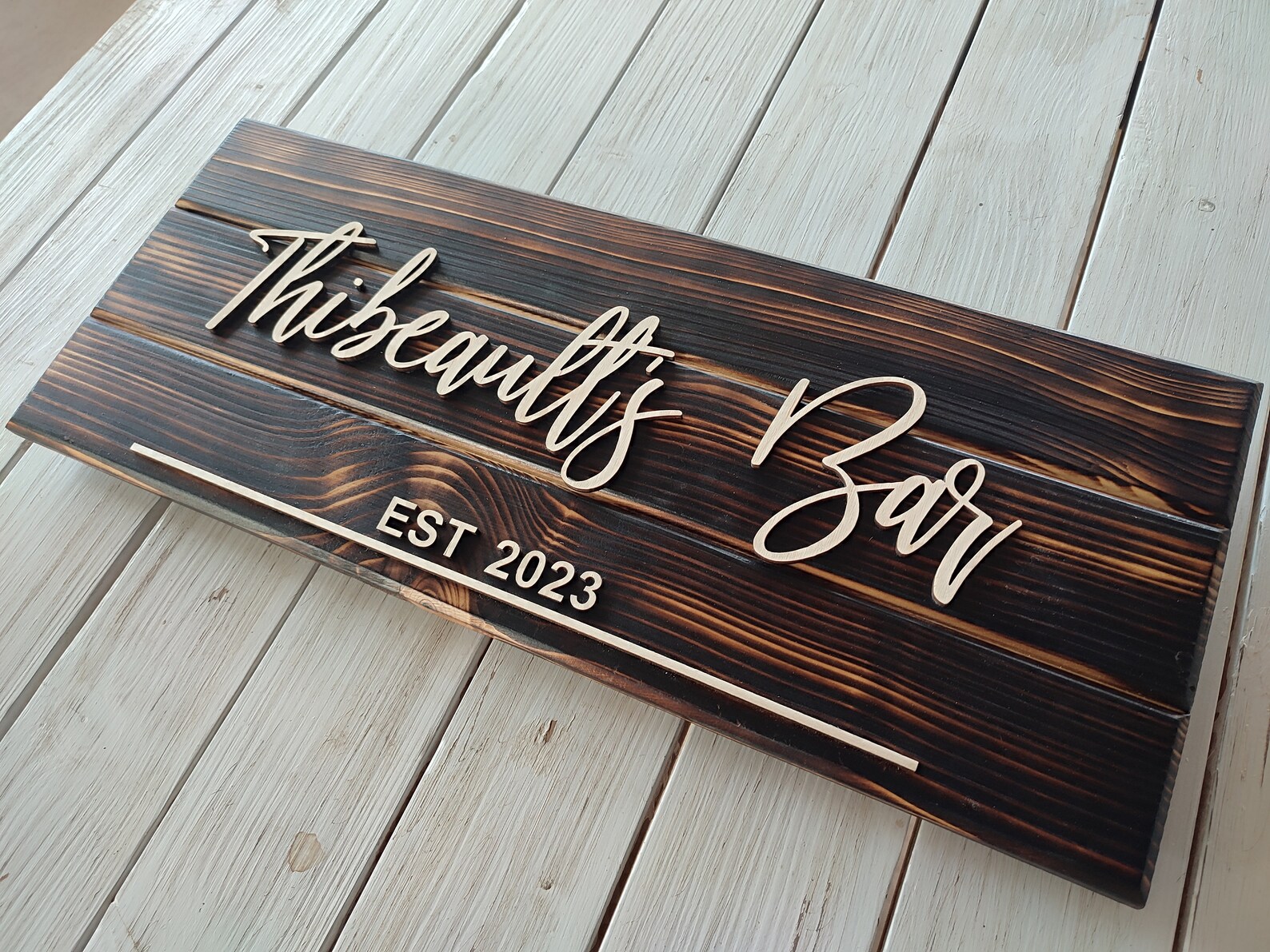 Personalized Sign, Burned Wood Sign, Custom Rustic Wood Sign, Custom ...