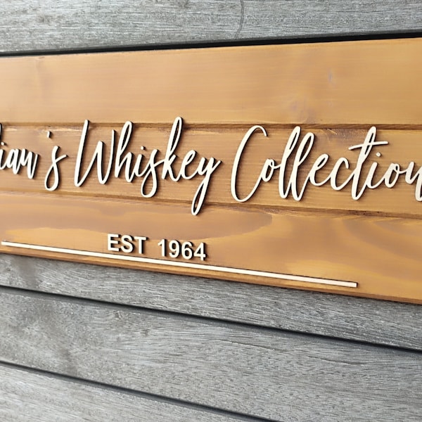 Whiskey Sign - Etsy