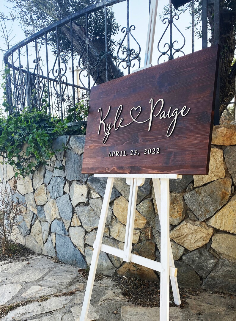 Alternative Guest Book Wooden Wedding Welcome Sign - Etsy