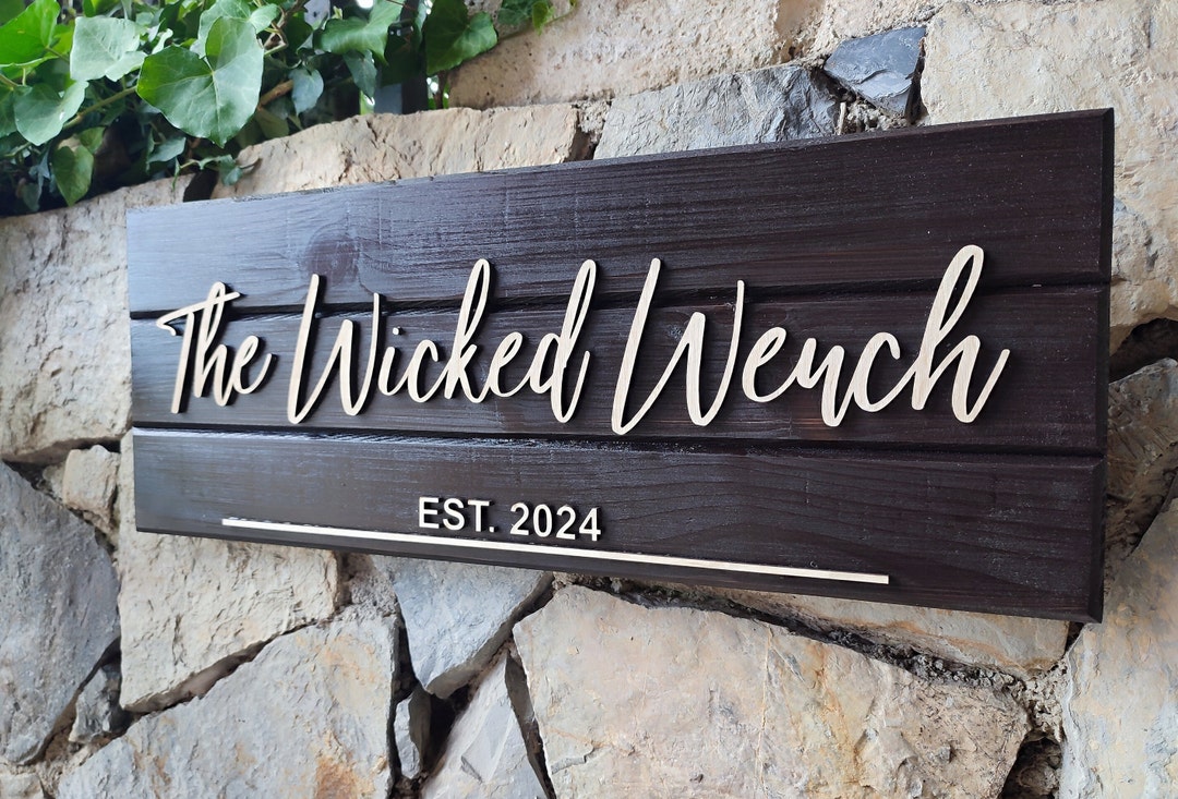 Personalized Deck Sign, Outdoor Porch Sign, Custom Patio Sign, Backyard ...