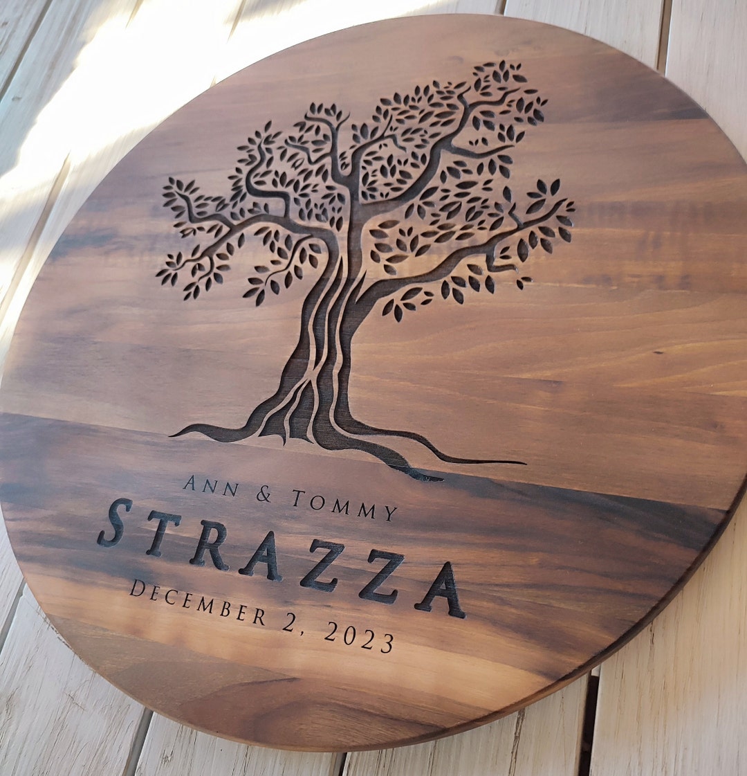 Engraved Tree Cutting Board, Custom, Tree of Life, Cutting Board for ...