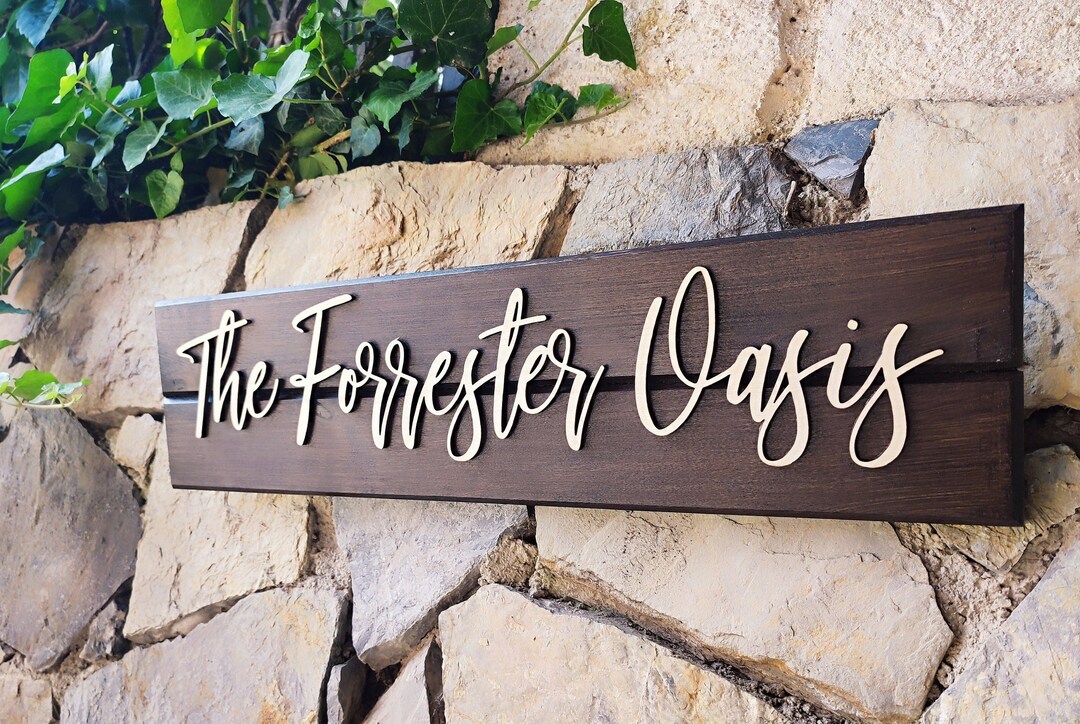 Personalized Outdoor Oasis Sign, Oasis Sign, Beach Side Oasis Sign ...
