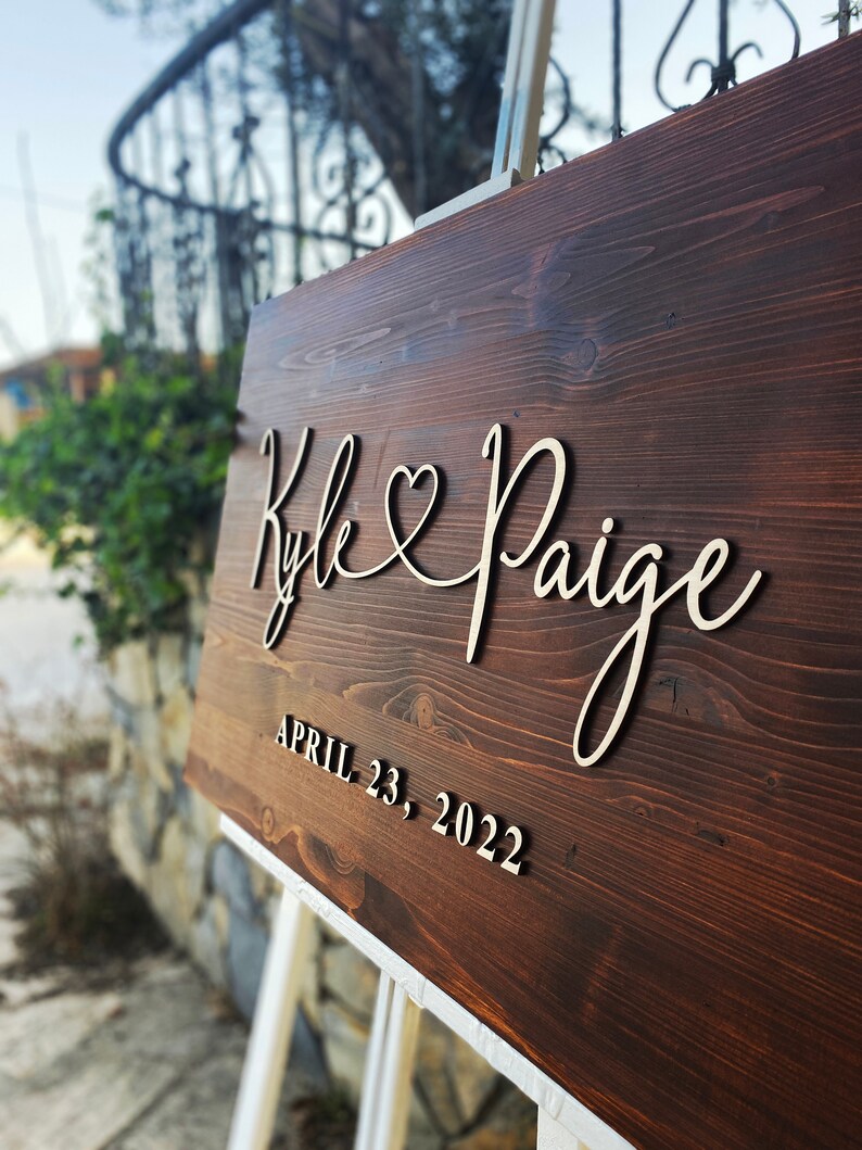 Alternative Guest Book Wooden Wedding Welcome Sign - Etsy