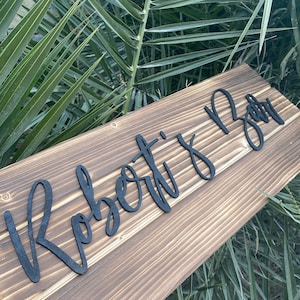 Personalized Sign, Burned Wood Sign, Custom Rustic Wood Sign, Custom ...