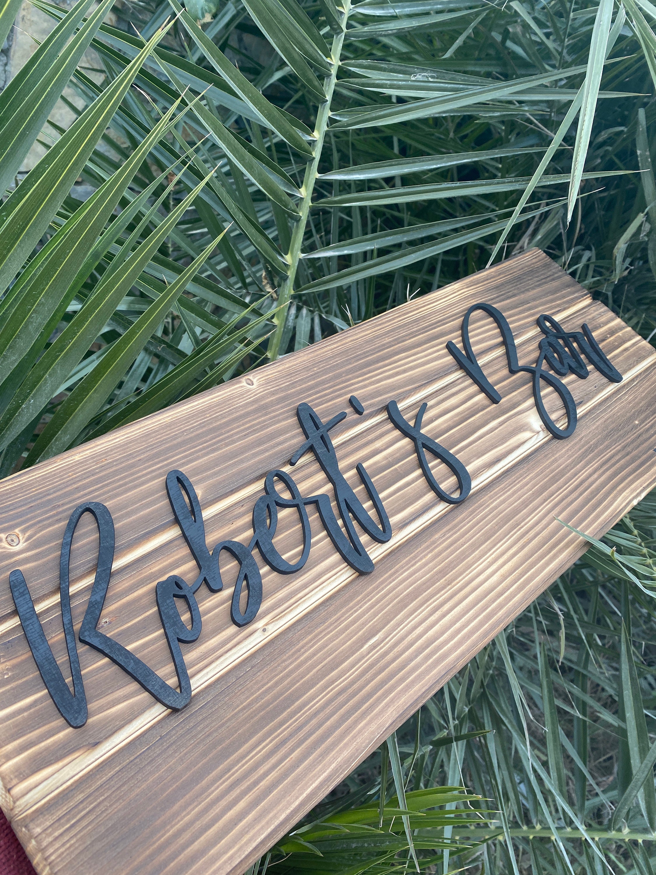 Personalized Sign, Burned Wood Sign, Custom Rustic Wood Sign, Custom ...